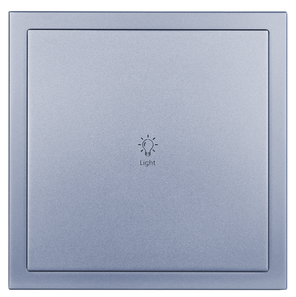 Tile Series 2 Buttons Smart Panel EU (plastic , gray color) (KNX) | HDL Egypt