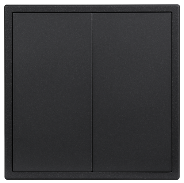 Tile Series 2 Button Smart Panel EU - ( Plastic , Ash gray )(Buspro) | HDL Egypt